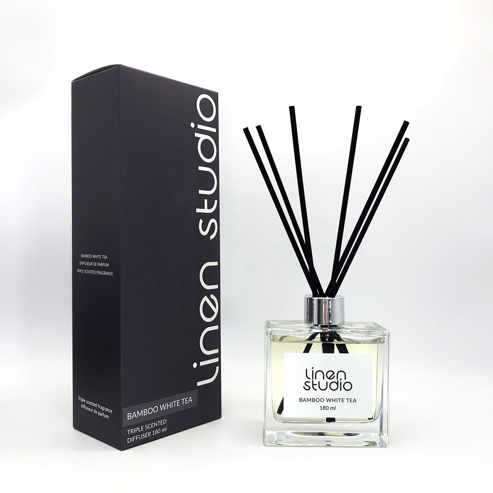 Buy Linen Studio Triple Scented Diffuseur De Parfum Bamboo White Tea Online I Manchester Collection